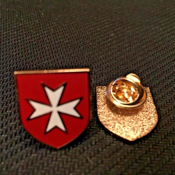 Order of Malta | Accessories | Tie Order Of Malta Knights Pin Cross Of ...